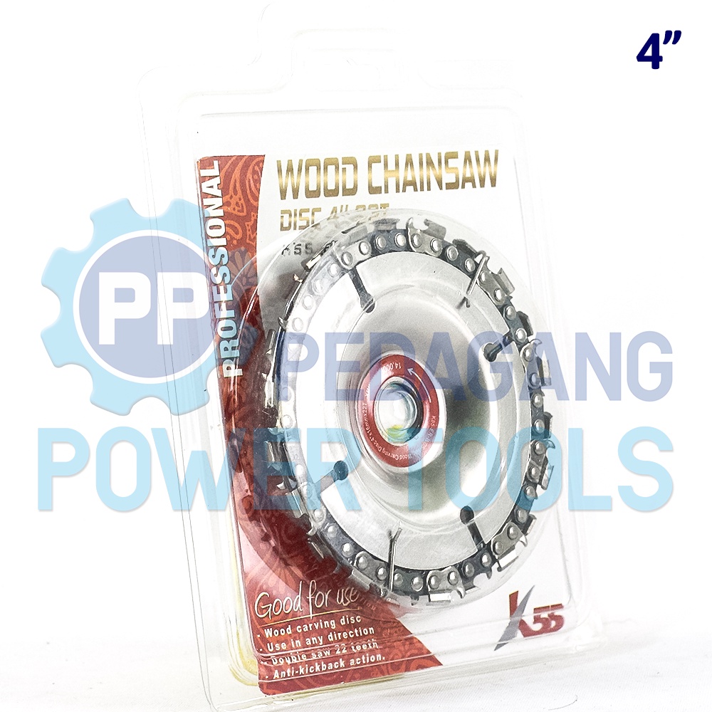 Jual K55 MATA GERINDA POTONG KAYU WOOD CHAINSAW CARVING DISC GRINDER 4 ...