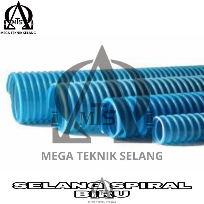 Jual Selang Hisap 2" Sprial Biru Selang Pompa Irigasi PVC Suction ...