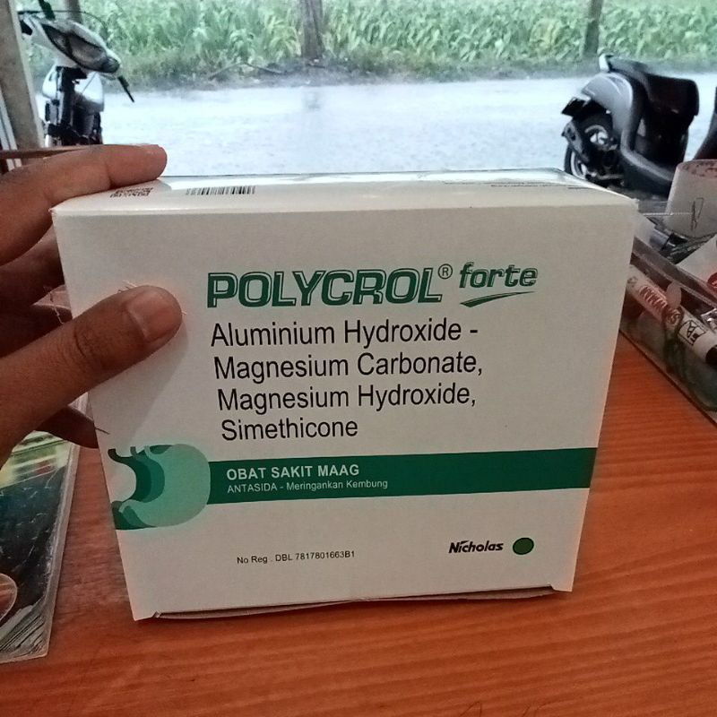 Jual polycrol Forte tablet kunyah per strip isi 10 tabs | Shopee Indonesia