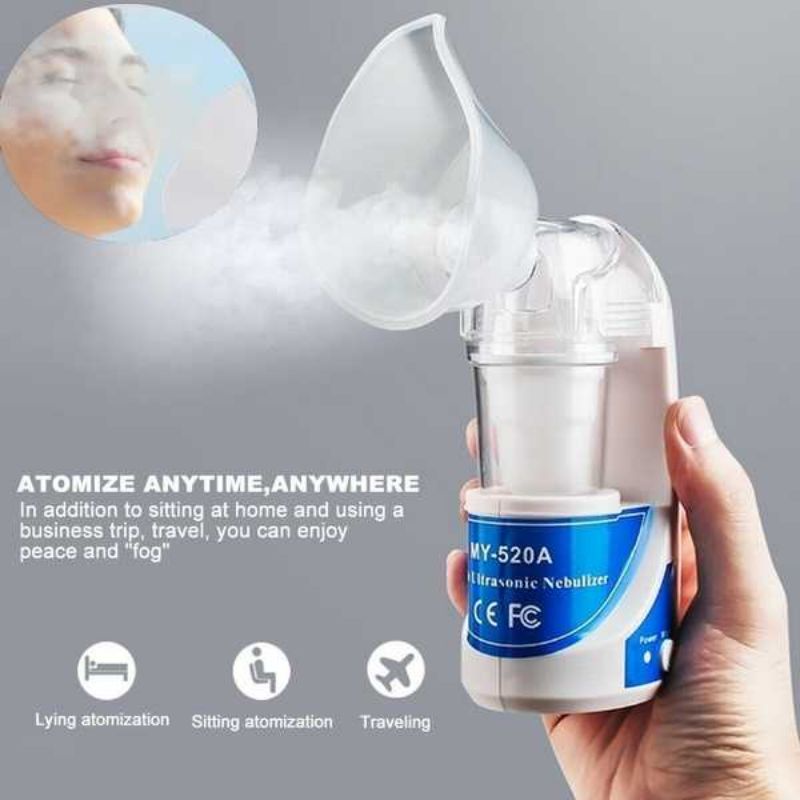 Jual TaffOmicron Alat Terapi Pernapasan Ultrasonic Inhale Nebulizer - MY-520A - White | Shopee ...