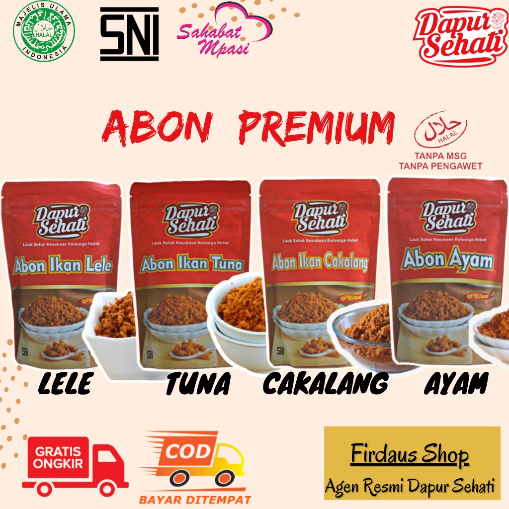 Jual ABON IKAN TUNA / ABON CAKALANG / ABON LELE / ABON AYAM / CABE TERI ...