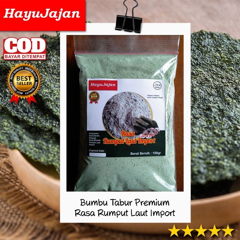 Jual BUMBU TABUR PREMIUM RASA RUMPUT LAUT IMPORT / BUMBU KERIPIK, JAMUR ...