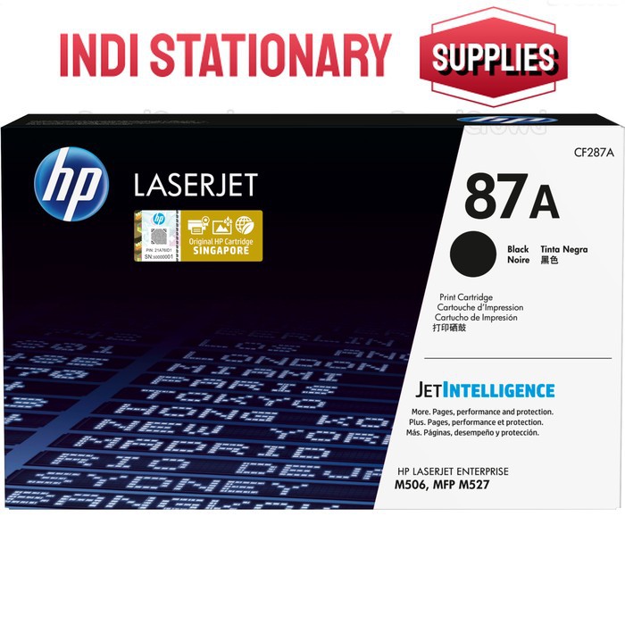 Jual Toner HP 87A Black Original LaserJet Cartridge | Shopee Indonesia