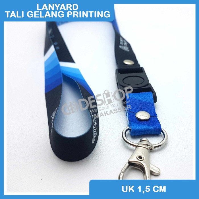 Jual TALI LANYARD ID CARD CUSTOM PRINTING | Shopee Indonesia