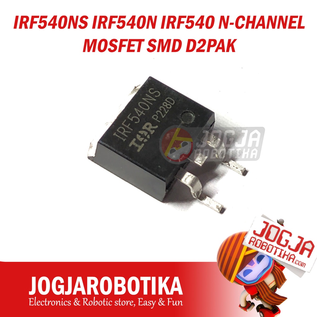 Jual IRF540NS IRF540N IRF540 N-CHANNEL MOSFET SMD D2PAK | Shopee Indonesia
