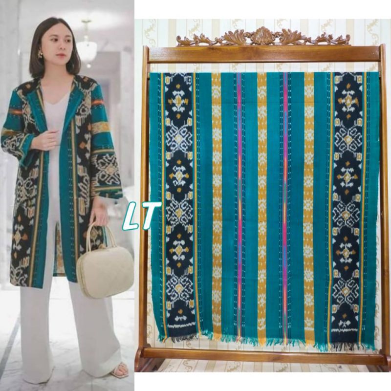 Jual kain tenun ATBM / kain tenun ikat troso | Shopee Indonesia