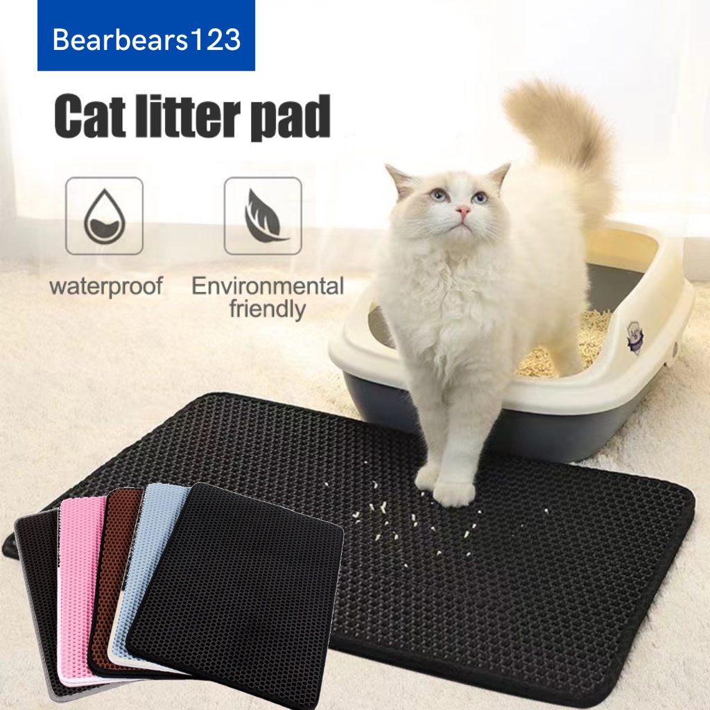 Jual BB Litter pad 45x65 Double-Layer Cat Litter Box Mat Trapper EVA ...