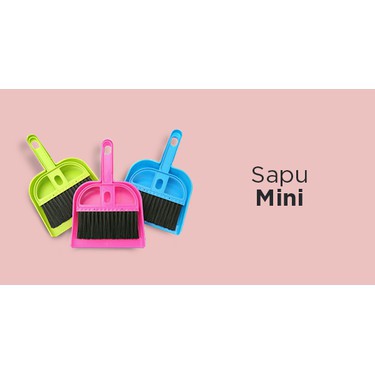 Jual SAPU MINI SEROKAN Sapu Mini Set Serok Cikrak Kecil | Shopee Indonesia