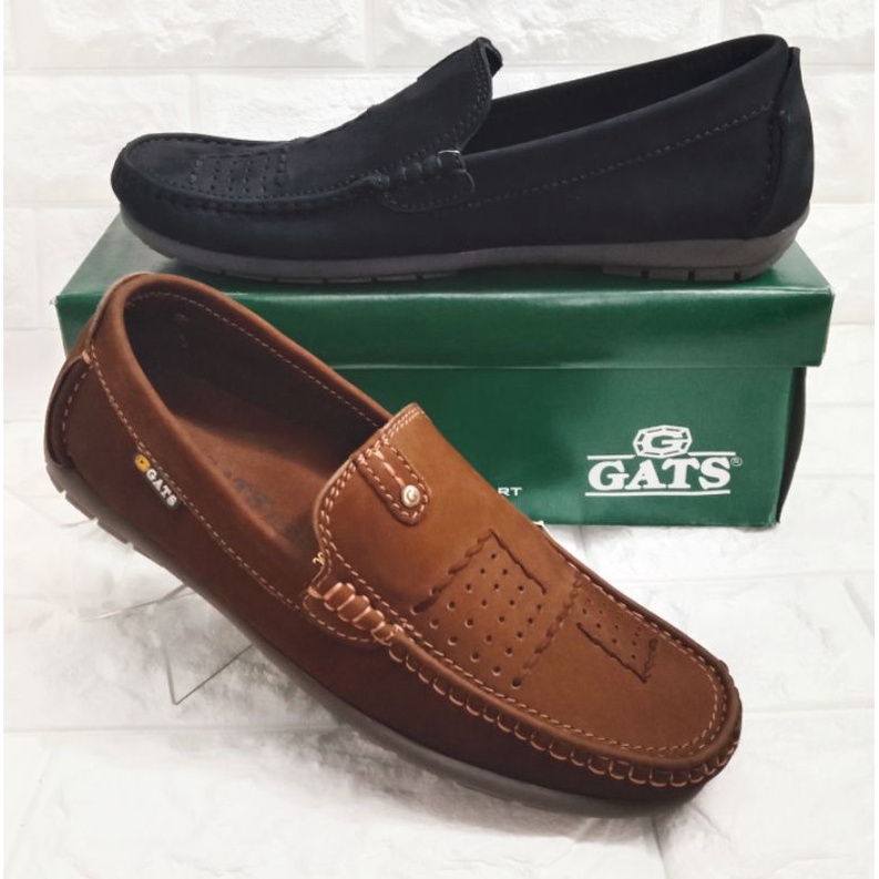 Jual SEPATU CASUAL PRIA KULIT GATS HK 0003 ORIGINAL | Shopee Indonesia