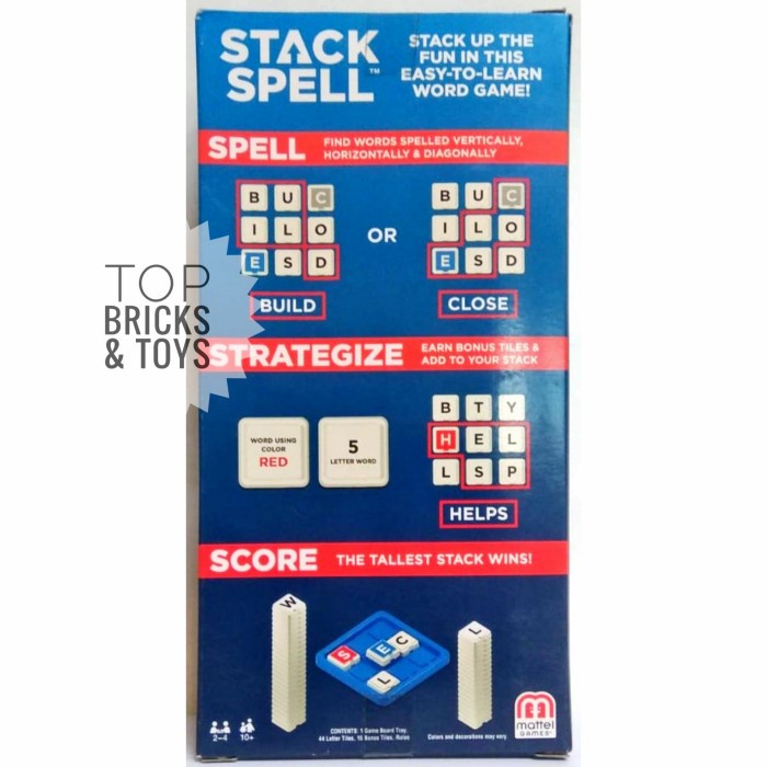 Jual MATTEL Games Stackspell (Stack Spell) | Shopee Indonesia