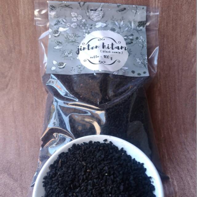 Jual BIJI JINTEN HITAM / JINTAN HITAM / HABBATUSSAUDA 100 g | Shopee ...