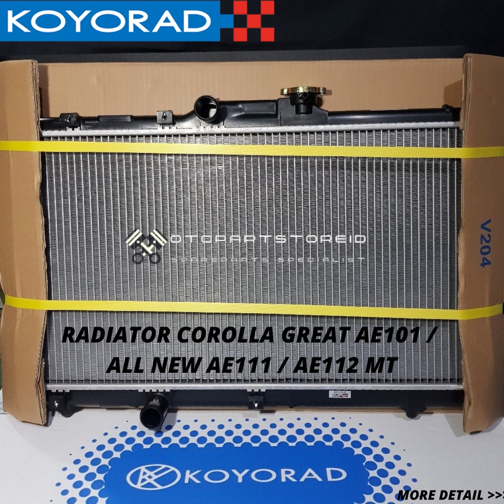 Jual RADIATOR KOYORAD COROLLA GREAT AE101 /ALL NEW AE111 /AE112 MANUAL ...