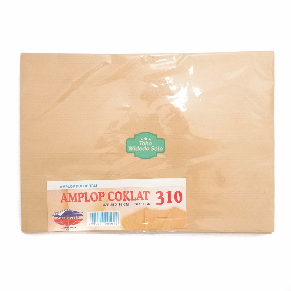 Jual 1 PACK (ISI 10) Amplop Coklat 310 Polos Tali Folio Envelope 25x35cm | Shopee Indonesia