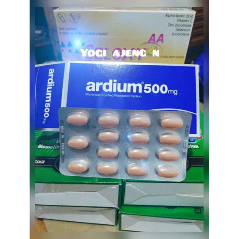 Jual ARDIUM 500mg Strip (15 tablet) | Shopee Indonesia
