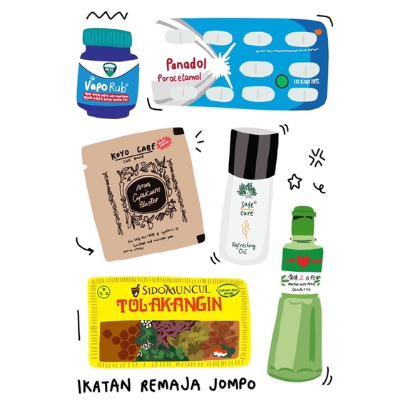 Jual sticker sheet remaja jompo friendly | Shopee Indonesia