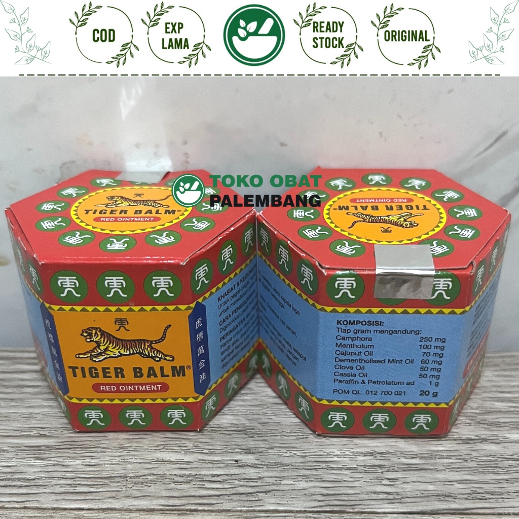 Jual TIGER BALM RED OINTMENT 20 GRAM BALSEM MACAN MERAH TIGER BALM ...