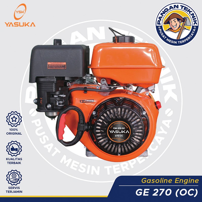 Jual MESIN PENGGERAK BENSIN YASUKA | GX 270 ORANGE | MESIN KETINTING ...