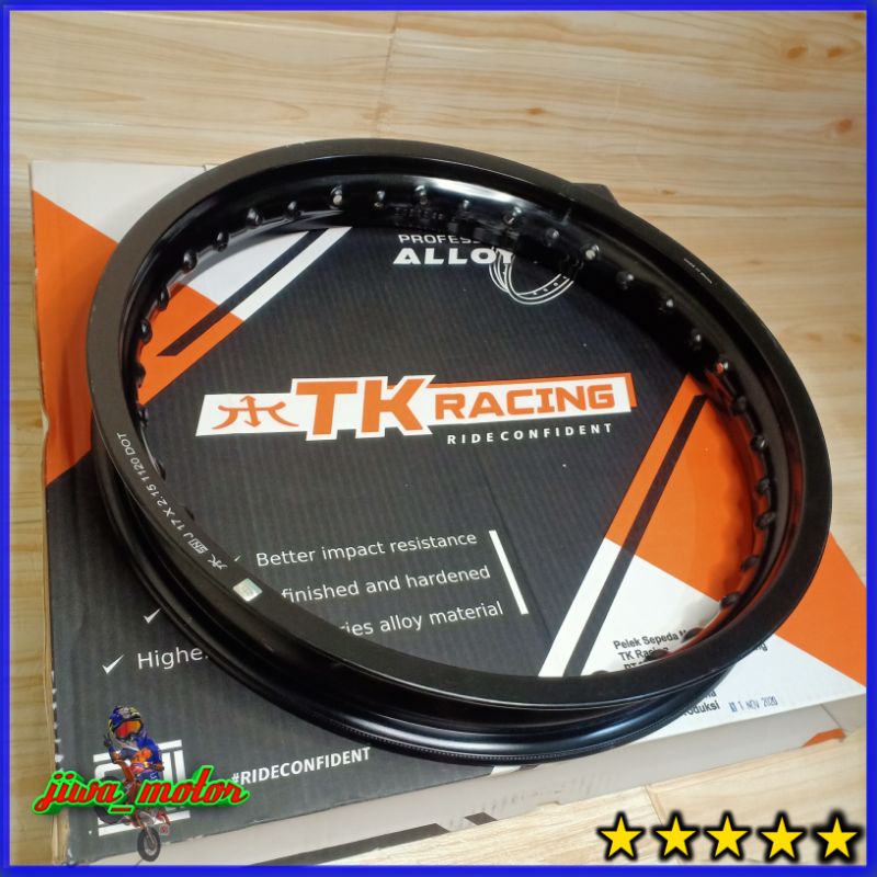 Jual velg pelek ring 17 lebar 215 TK racing original alumunium | Shopee ...