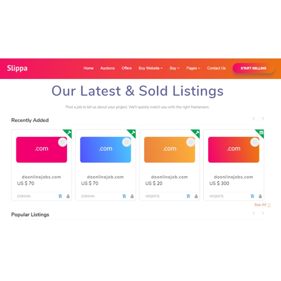 Jual Source Code Website Penjualan Domain dan Aplikasi Plus CMS PHP CI ...