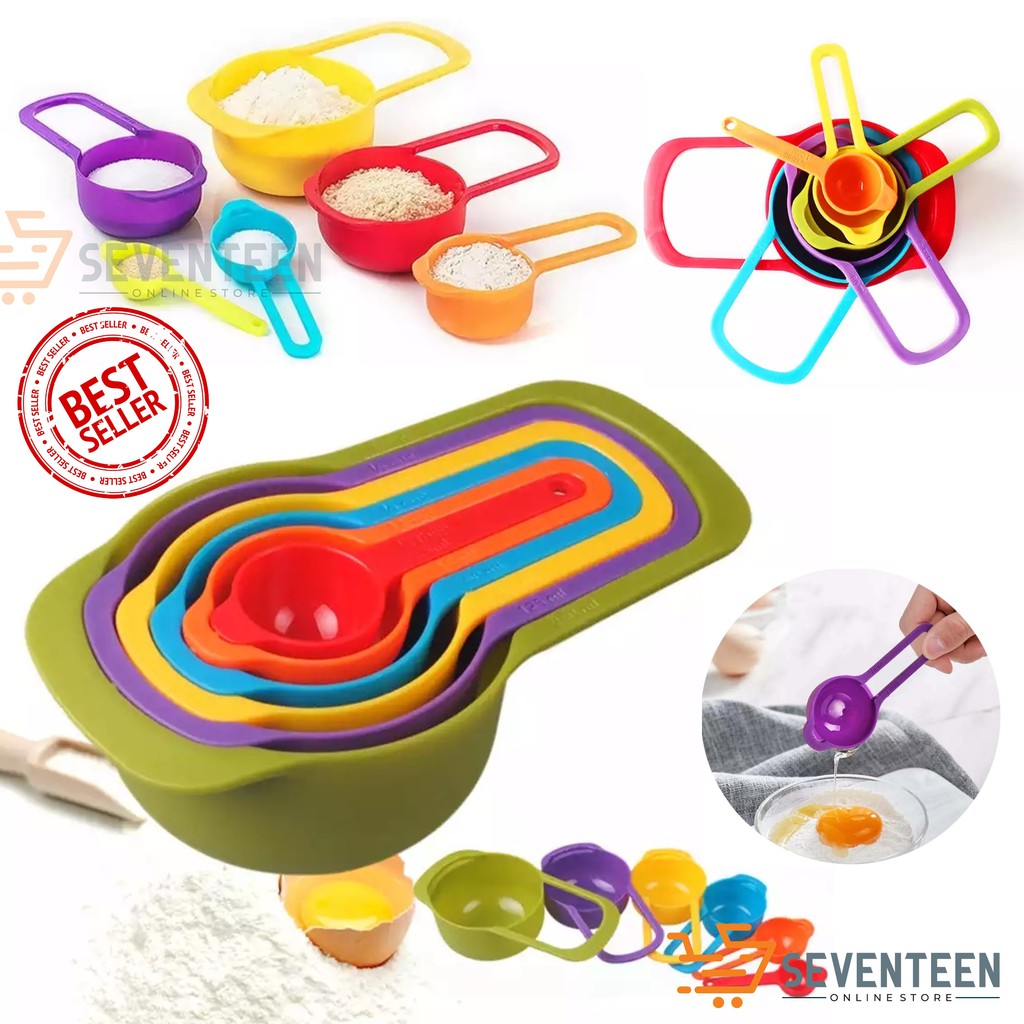 Jual SENDOK TAKAR SET 6 IN 1 / TAKARAN SENDOK DAPUR / MEASURING SPOONS ...