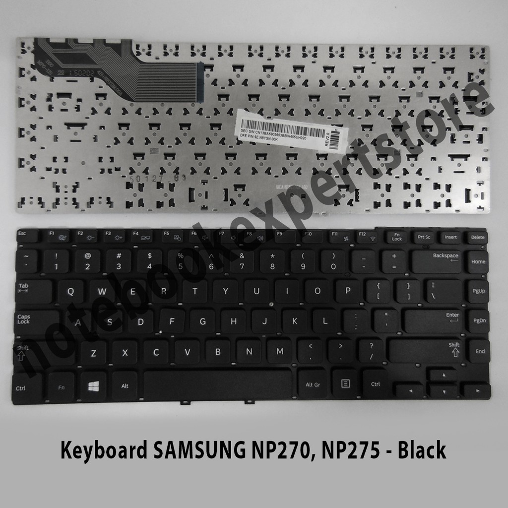Jual Keyboard SAMSUNG NP270, NP275 - Black | Shopee Indonesia