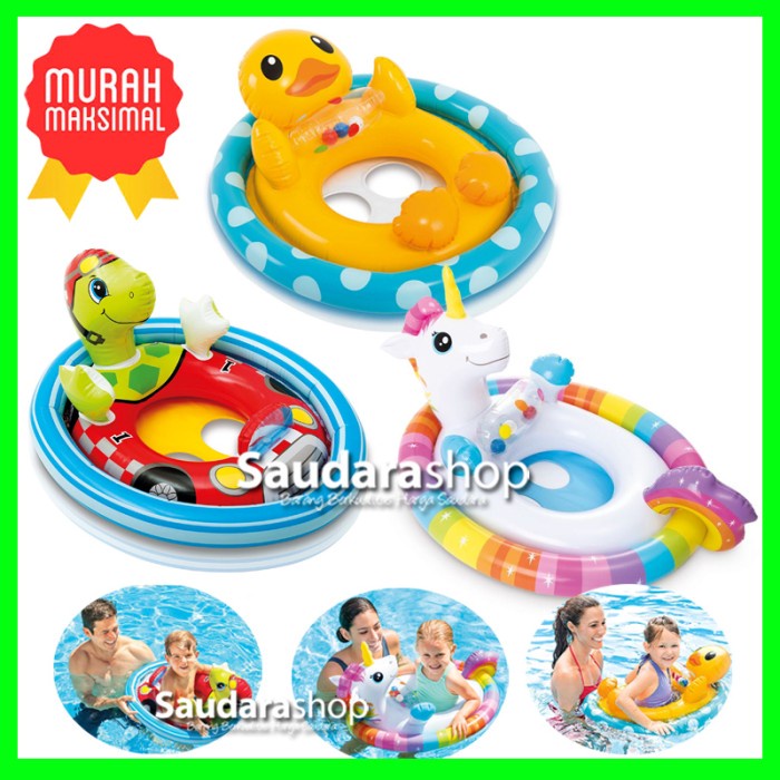 Jual Intex 59570 Pelampung Duduk baby Kura-kura / Ban Renang baby ...