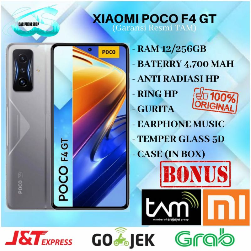 Jual Xiaomi Poco F4 GT TAM 5G Ram 12GB Rom 256 GB 12/256 & 6/128 Garansi Resmi 15 Bulan | Shopee ...