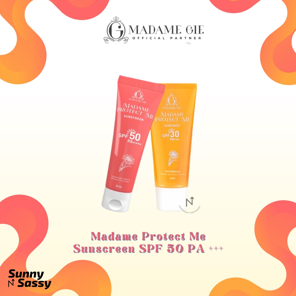 Jual Madame Gie Madame Protect Me Sunscreen SPF 30 PA++++ & SPF 50 PA++++ | Shopee Indonesia