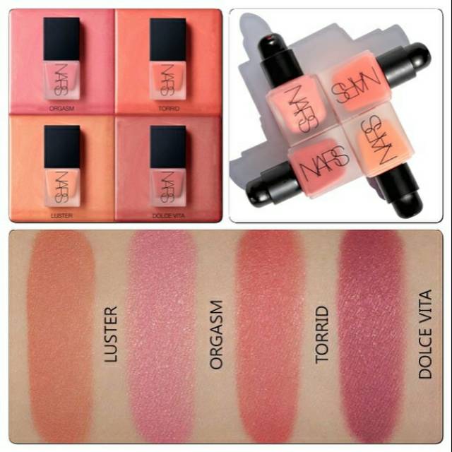 Jual Nars Liquid Blush 15ml (Orgasm, Torrid, Luster, Dolce Vita) | Shopee Indonesia