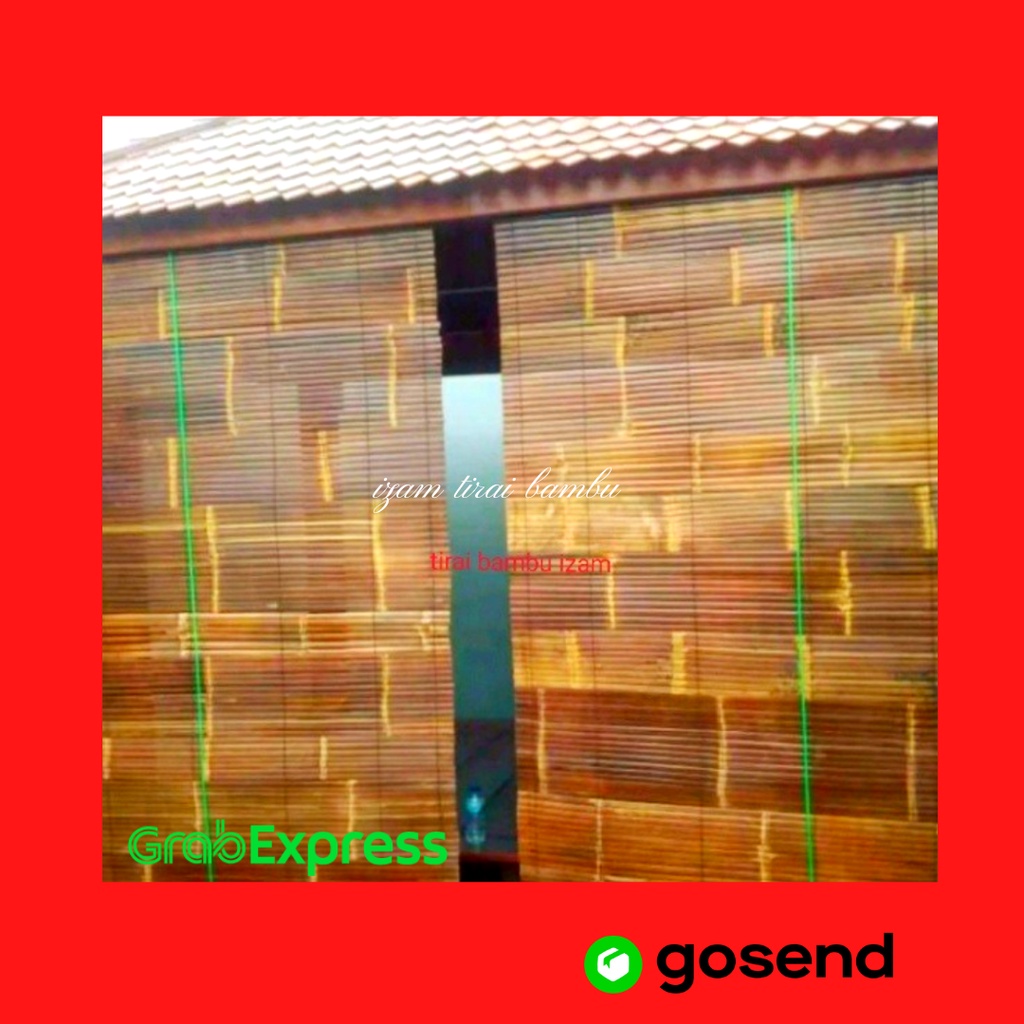 Jual Tirai bambu,kerai,kerei outdoor,bambu hitam krei 2x2,5 | Shopee Indonesia