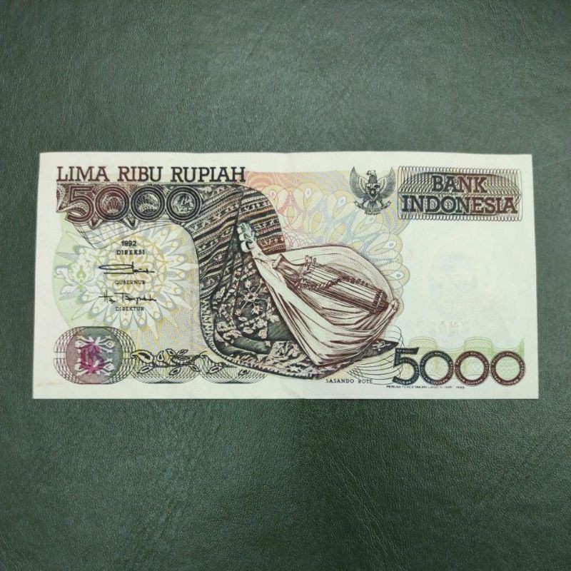 Jual UANG INDO RP 5000 GAMBAR SASANDO ROTE | Shopee Indonesia