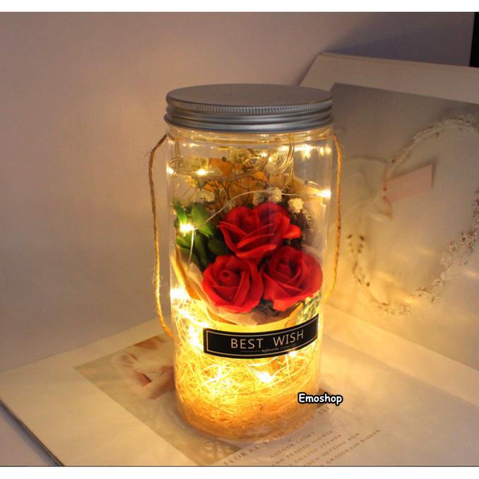 Jual Buket Bunga Mawar Led Menyala Buket Wisuda,Kado Anniversary,Kado ...