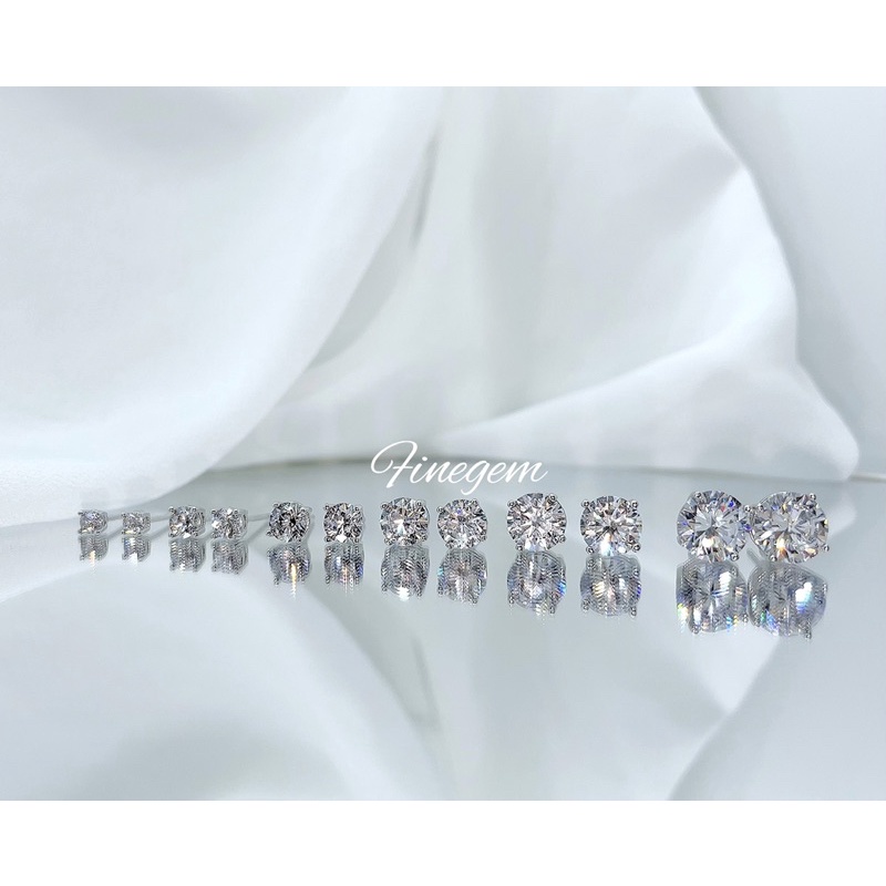 Jual NEW SOLITAIRE EARRINGS in SILVER/GOLD lengkap pilihan size ...