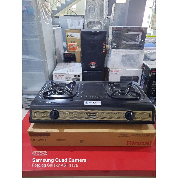 Jual Kompor Gas 2 Tungku Rinnai RI 522S | Shopee Indonesia