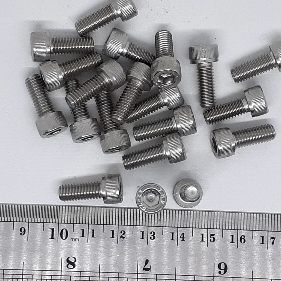 Jual BAUT L M6X15 STAINLESS M6 X 15 SS SUS 304 KUNCI L5 BAUT 10 PANJANG 1,5CM 1,5 CM HEAD SOCKET ...