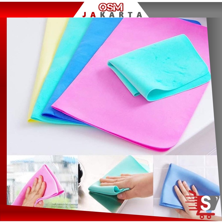 Jual OSM JKT H801 Kain Lap Kanebo / Super Magic Towel / Chamois Magic ...