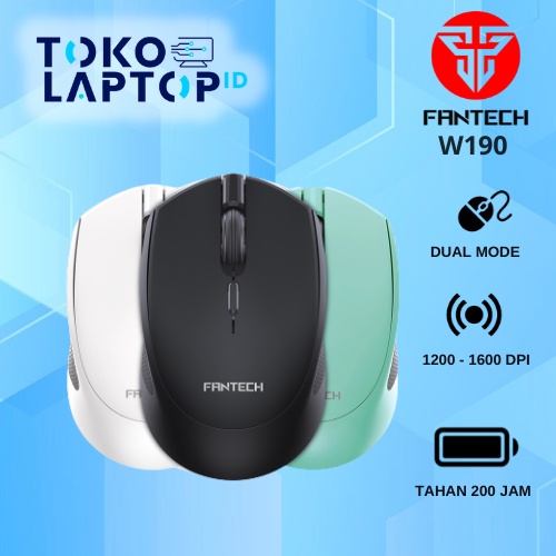 Jual Fantech W190 Wireless Dual Connection Silent Mouse | Shopee Indonesia