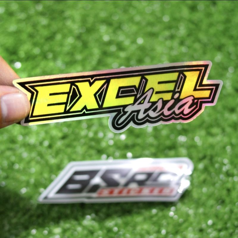 Jual sticker excel asia hologram / sticker premium | Shopee Indonesia