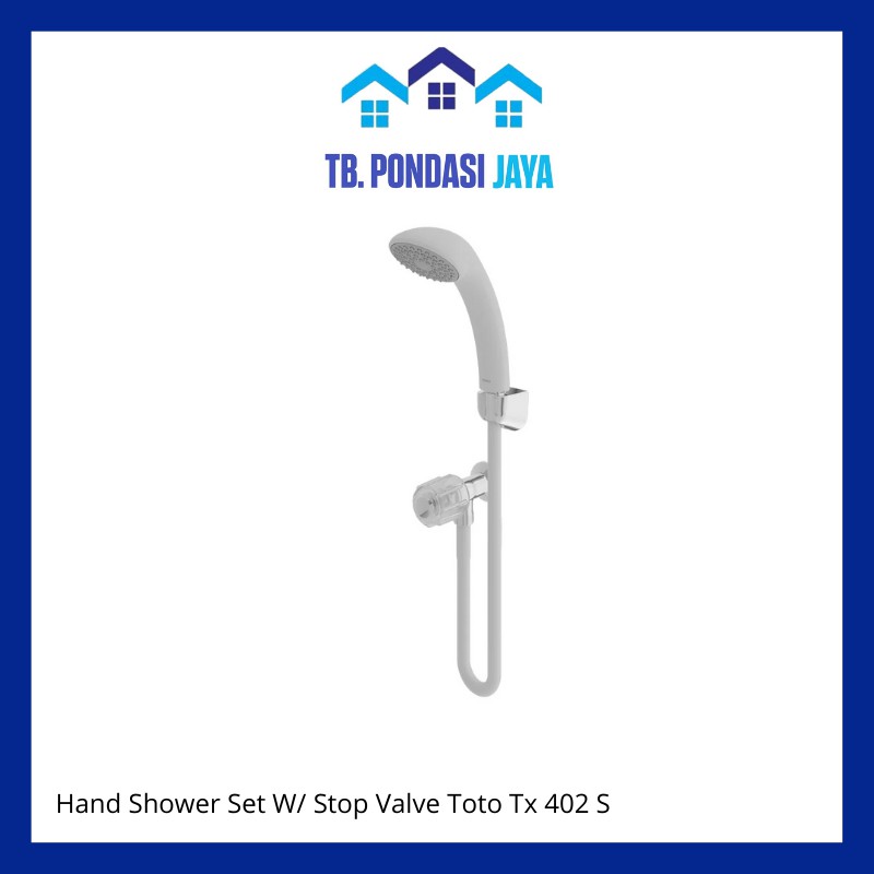 Jual TOTO - Hand Shower Set W/ Stop Valve Toto Tx 402 S | Shopee Indonesia
