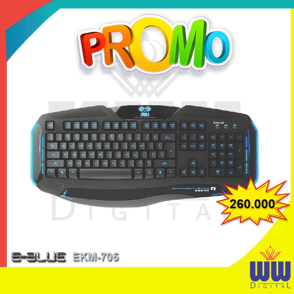 Jual Keyboard Gaming E-Blue Cobra II EKM-07 | Shopee Indonesia