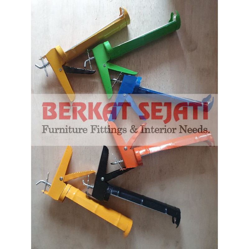 Jual Alat Tembakan Lem Tabung Sealant Silicone Sealan Kaca Gun Silicon ...