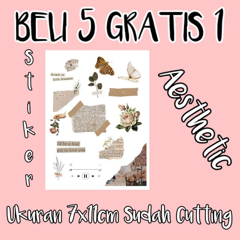 Jual Stiker aesthetic | Stiker estetik | Stiker Tumblr | scrapbook ...