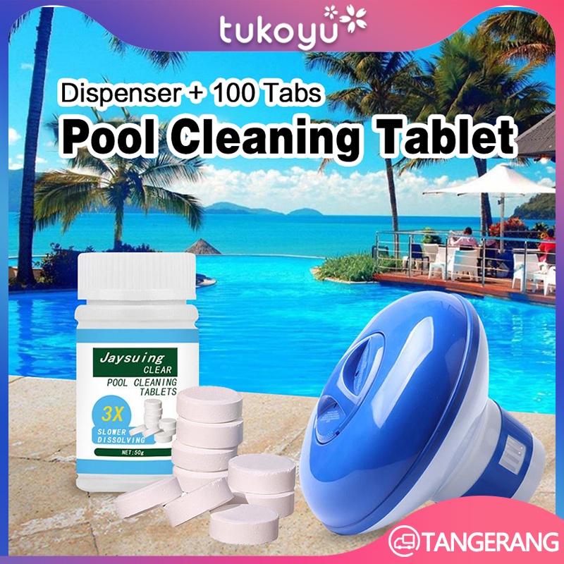 Jual Dispenser Floating Chlorine Tablet Kecil Obat Pembersih Kolam ...