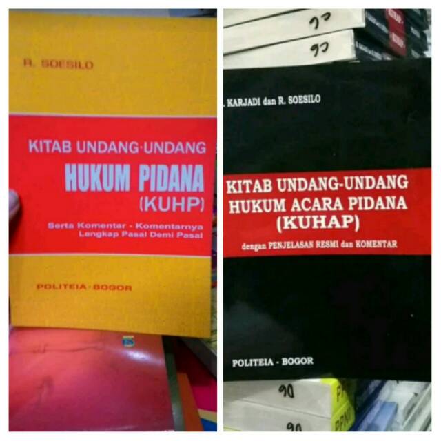 Jual BUKU KUHP DAN KUHAP - R. SOESILO | Shopee Indonesia