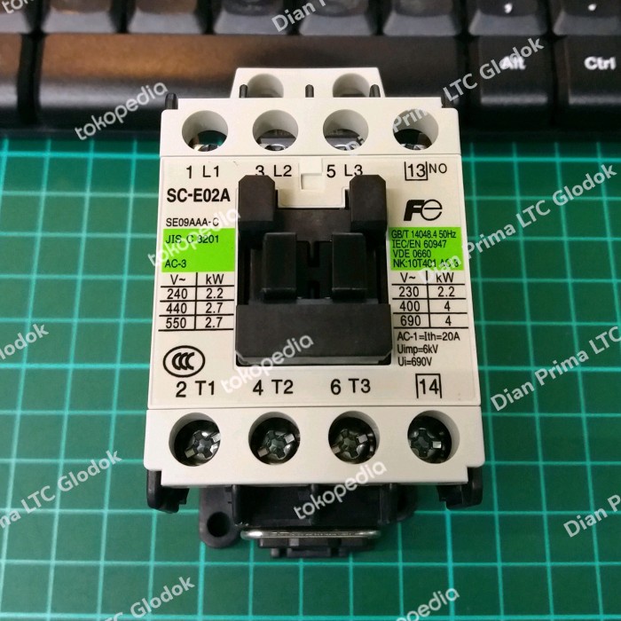 Jual Produk Terbaru Fuji Electric Kontaktor Magnetic Contactor Sc-E02A ...