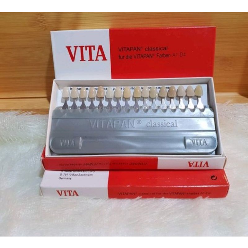Jual dental vitapan classical shade guide teeth colour vita panduan ...