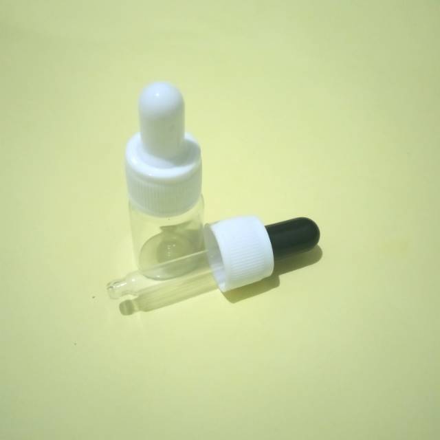 Jual Botol kaca bening 5ml serum ring putih | Shopee Indonesia