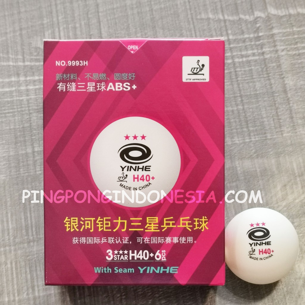 Jual Yinhe H40+ 3 Star Ball - Bola Pingpong Tenis Meja Balls | Shopee Indonesia