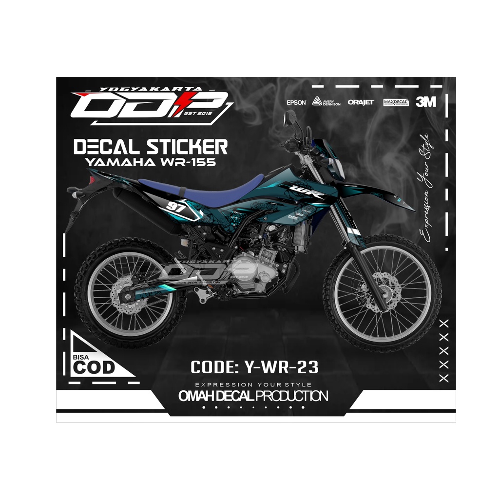 Jual DECAL STICKER WR 155 FULL BODY STIKER DEKAL MOTOR STIKER DEKAL ...