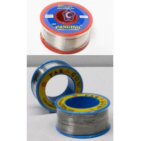 Jual TIMAH SOLDER TINOL CAP PANCING 0.8 MM. DAN PARAGON PANJANG 10 ...